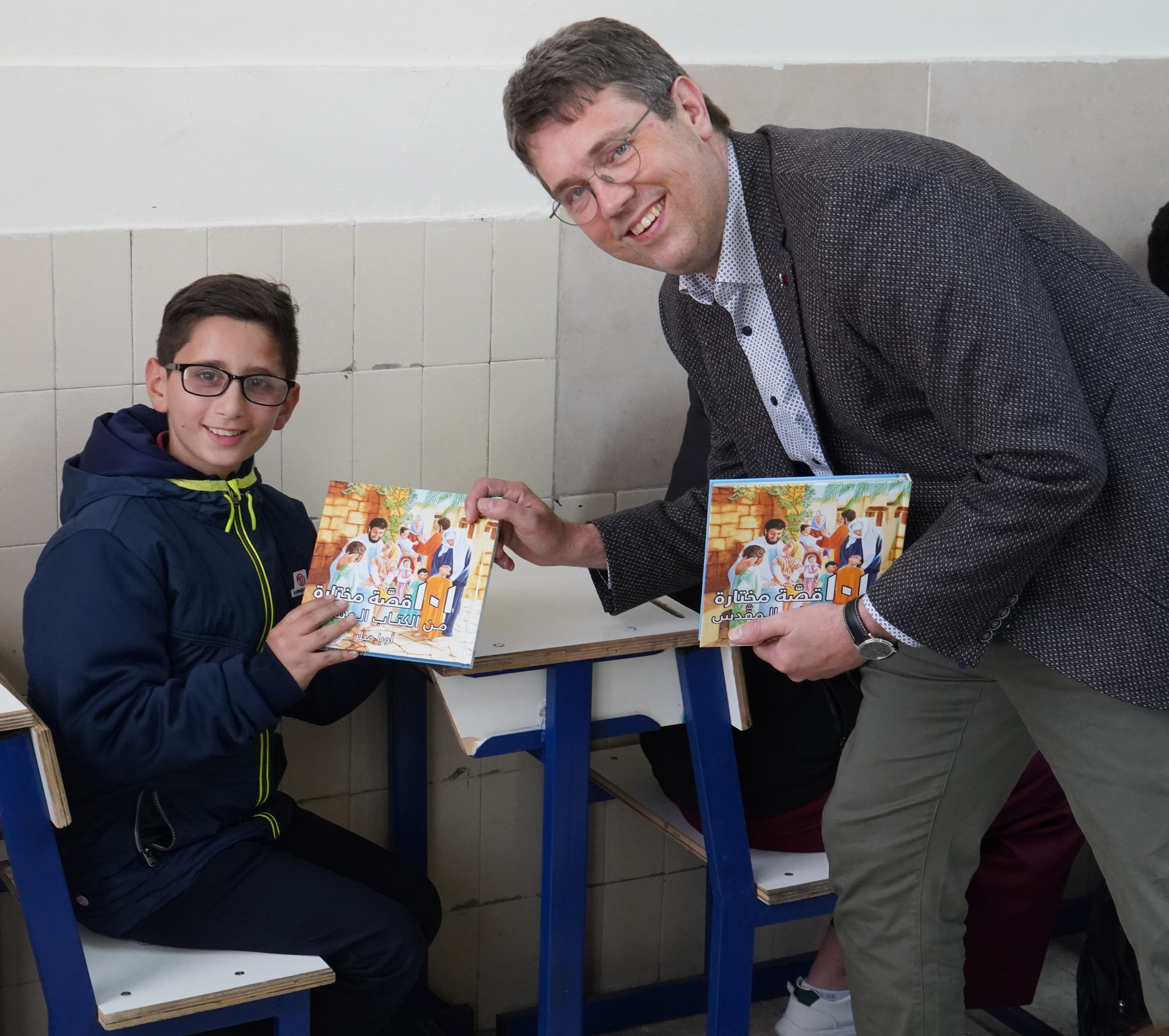 Een school voor vluchtelingenkinderen in Jordanië - Bijbelgenootschap